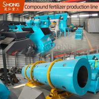 China Rotary Drum Compound Fertilizer Production Line with 100,000 Tons Annual Output for Spherical Granules 1-3mm and Adjustable Nutrient Content 20%-48% for sale