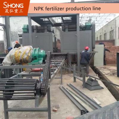 China 10,000–30,000 TPY Non-Drying Dry Powder NPK Fertilizer Production Line with Rotary Drum Granulation for sale