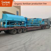 China Organic Fertilizer Production Line with Low Energy Consumption, 1-20 Tons/Hour Processing Capacity and Mixing And Stirring Technology for sale