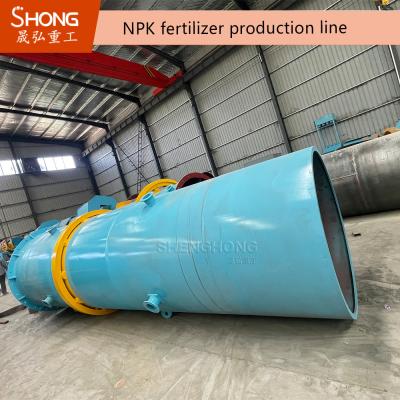 China Industrial 5-10 Tons/Hour Dry Process Fertilizer Double Roller Granulation Plant for Continuous Heavy-Duty NPK Production for sale