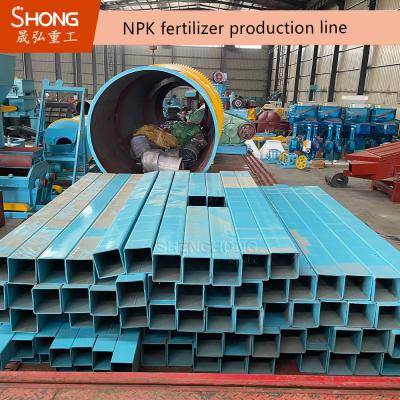 China Oval and Irregular Shape NPK Fertilizer Production Line for Customizable Voltage Compound Fertilizer Granulation for sale