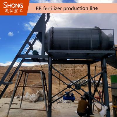 China Customizable 1-10t/h Capacity Fertilizer Granulator with 15-30KW Power for BB Fertilizer Production Line for sale