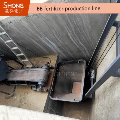 China Carbon Steel BB Fertilizer Production Line with 15-20t/h Capacity and High Granulating Rate for sale