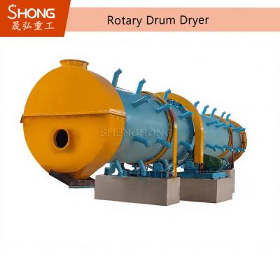 China Rotary Dryer Machine with 1-50 T/H Capacity and 2-5 Degree Inclination for Efficient Drum Drying Equipment in Carbon Steel for sale