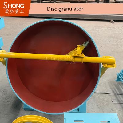 China Adjustable Disc Angle Disc Granulator with High Granulating Rate for Spherical Fertilizer Pellets for sale