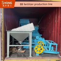 China Dual Shaft Fertilizer Mixer with PLC Automatic Control for Homogeneous Blending Above 95% in BB Fertilizer Production for sale