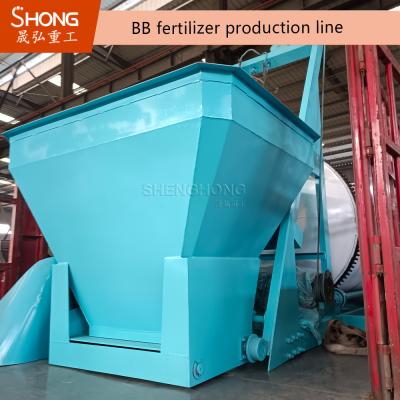 China 15 T/H High Capacity Wear Resistant BB Fertilizer Production Line Bulk Blending Mixer Machine for Continuous Operation for sale