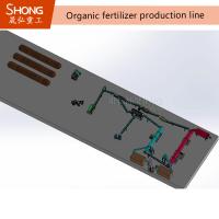 China Turnkey Organic Fertilizer Production Line and Plant with 10-12 Ton per Hour Capacity and Overseas Installation Service for sale