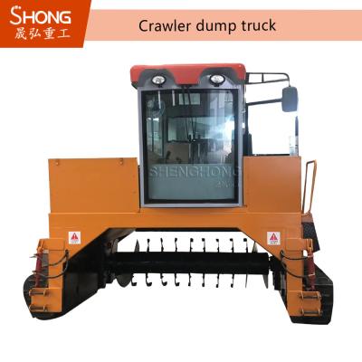 China 1.6m Pile Depth 12m Turning Width Compost Turner Windrow Turner with 7-15 Days Fermentation Time Compost Machine for sale