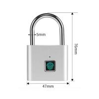 China Fingerprint Padlock Smart Keyless Thumbprint Biometric Fingerprint Lock for sale