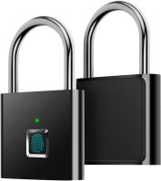 China Biometric Smart Fingerprint Padlock USB Charging For Gym School for sale
