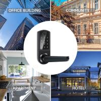 China Single Latch Mortise Deadbolt Electronic Smart Door Lock With TTlock Tuya APP for sale