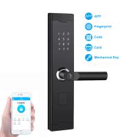 China USB Port Emergency Keyless Digital Fingerprint Door Lock 304 Stainless Steel for sale