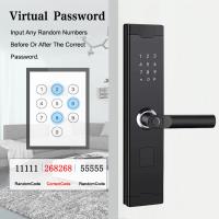 China USB Port Emergency Keyless Digital Fingerprint Door Lock 304 Stainless Steel for sale