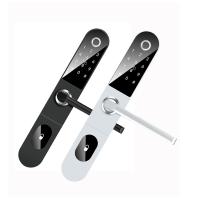 China Slim European Standard Mortise Smart Fingerprint Door Lock With TT LOCK APP for sale