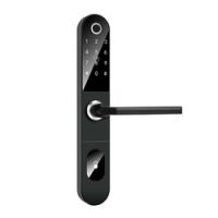 China Slim European Standard Mortise Smart Fingerprint Door Lock With TT LOCK APP for sale