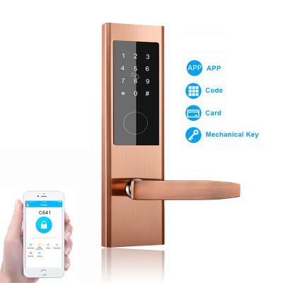 China Electronic Digital Keypad Apartment Smart Door Lock For Home AirBNB for sale