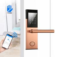 China Electronic Security Apartment Smart Door Lock APP Digital Keypad IC Card For Home for sale