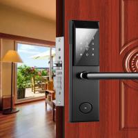 China Electronic Security Apartment Smart Door Lock APP Digital Keypad IC Card For Home for sale