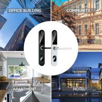 China WIFI Gateway Fingerprint Intelligent Door Lock For Aluminum Door for sale