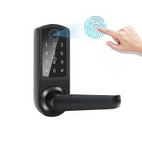 China WiFi Biometric Fingerprint Digital Keyless Door Lock Aluminium Alloy for sale