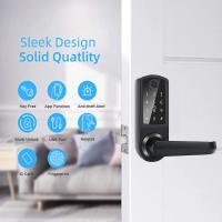 China Anti Theft Smart Fingerprint Door Lock With CE FCC Certification for sale