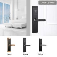 China Anti Peeping Smart Fingerprint Door Lock Password Lock Smart Home Door Lock for sale