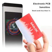 China Stainless Steel Electronic Door Lock RFID Hotel Door Lock Key With Card Encoder for sale