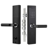 China Anti Peeping Smart Fingerprint Door Lock Password Lock Smart Home Door Lock for sale