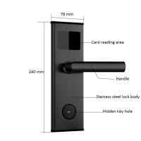 China 13.56MHz 125 KHz Card Hotel Electronic Locks With FCC Certification for sale