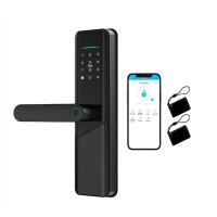 China Card Password Tuya Deadbolt Keyless Smart Fingerprint Door Lock Smart Locks for sale
