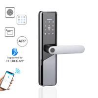 China 5 in 1 Digital Biometric Smart Door Lock With 4 Pcs AA Battery for sale