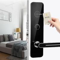 China Zinc Alloy Hotel Smart RFID Key Card Door Locks with Free Software for sale