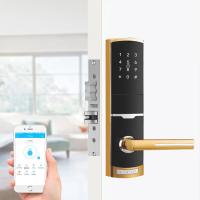 China 4 Pcs AA Battery Support Keyless Digital Door Lock with Password TTlock Smart Card for sale