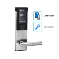 China ODM/OEM Manufacturer Hotel Smart Door Locks Card System RFID Hotel Door Lock for sale