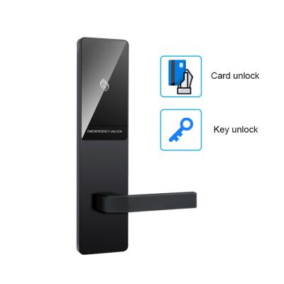 China Aluminum Alloy RFID Hotel Key Card Door Locks with ANSI Mortise for sale