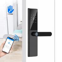 China 6 in 1 Multiple Functions Home Security Smart Fingerprint Door Lock with TTlock App for sale