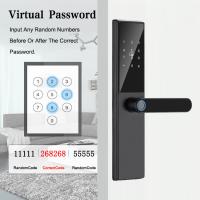 China 6 in 1 Multiple Functions Home Security Smart Fingerprint Door Lock with TTlock App for sale