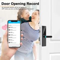 China Intelligent Digital Keyless Entry Smart Fingerprint Door Lock with TTlock App for sale