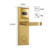 China Thickness 38mm 48mm Electronic Smart Hotel Lock Card Access System for sale