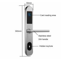China Slim SUS304 Sliding Door Smart Lock Slim DC 6V Fireproof Waterproof for sale