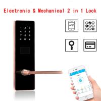 China FCC Bluetooth Password Door Locks ANSI Smart Card Door Lock for sale