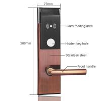 China RFID Electronic Card Swipe Door Locks Hotel Temic Management Software for sale