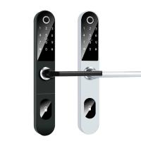 China Intelligent Fingerprint Biometric Smart Door Lock Aluminum Alloy For 30 - 45mm Door for sale