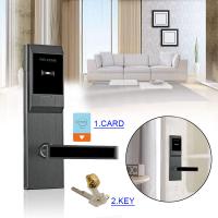 China MF1 Keyless Door Lock Wireless T557 Handle Free Management Software for sale