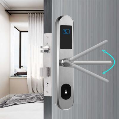 China Smart Card T557 Hotel Electronic Locks MF1 Keyless Entry Door Lock for sale