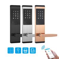 China Office 300mm Intelligent Door Lock FCC Metal App Code Lock for sale