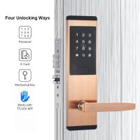 China Office 300mm Intelligent Door Lock FCC Metal App Code Lock for sale