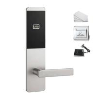 China Aluminium Alloy 300mm Hotel Smart Door Locks Card M1fare System for sale