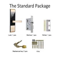 China RFID Hotel Key Card Door Locks Low 4.8V Hotel Card Door Locks for sale